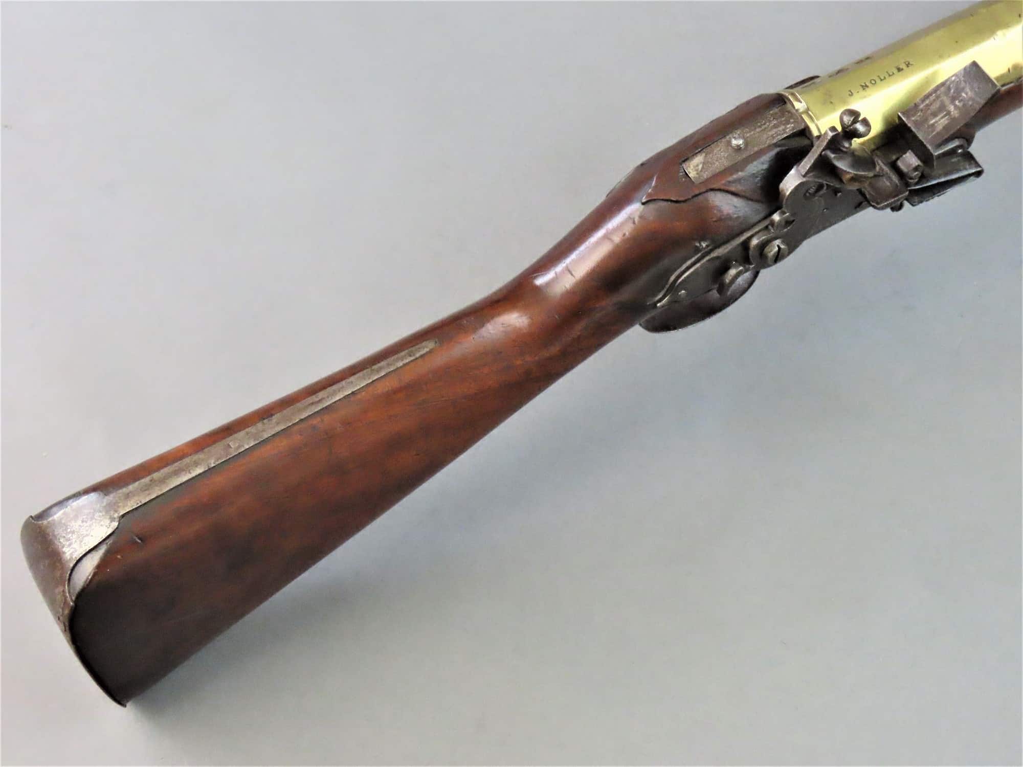 A very rare Restoration Period Brass Barrelled Blunderbuss with an ...